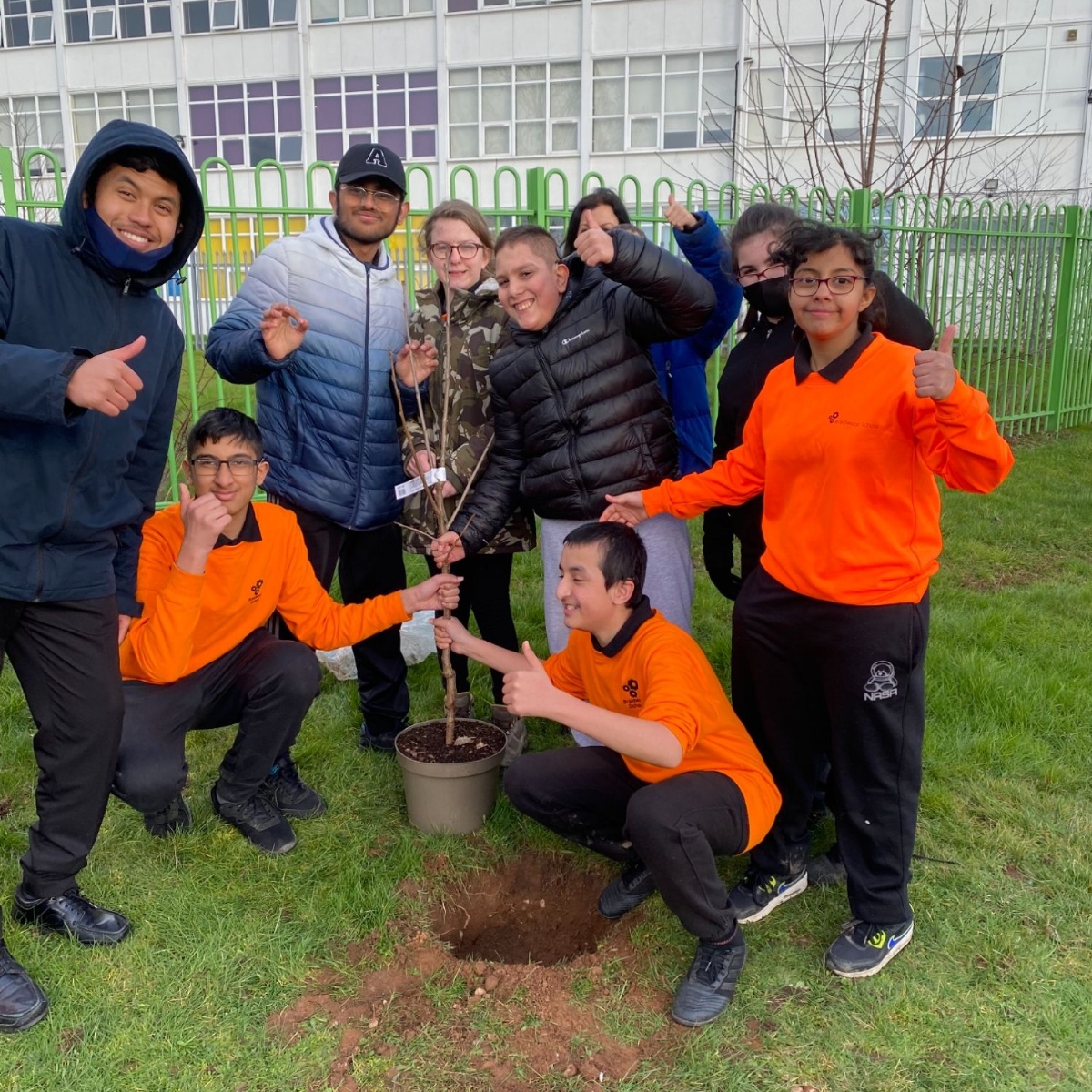 Braidwood Trust School - Tree planting